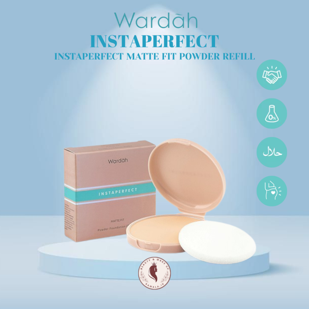 Jual WARDAH INSTA PERFECT MATTE FIT POWDER REFILL | Shopee Indonesia