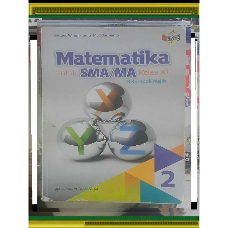Jual BUKU MATEMATIKA KELAS XI 11 2 SMA ERLANGGA | Shopee Indonesia