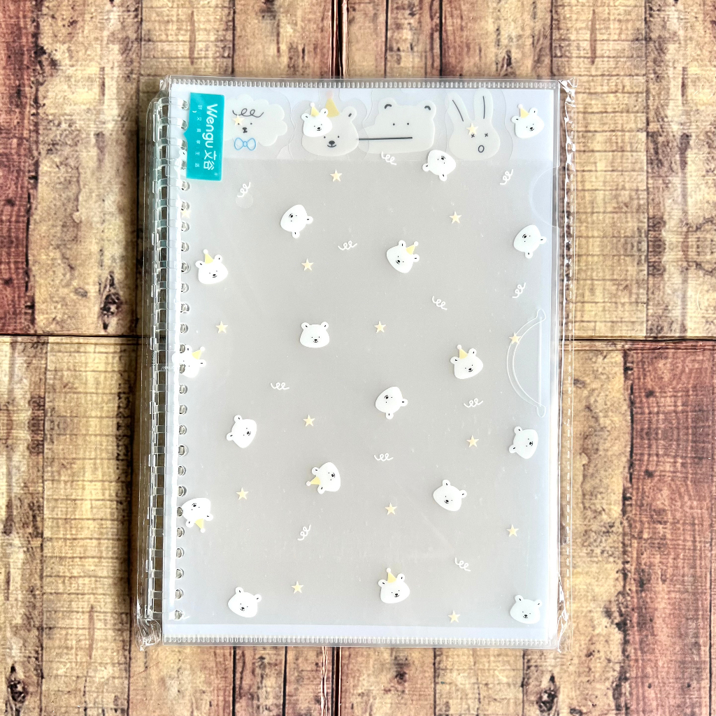 Jual Binder Notepad Wengu Animal Soft Cover XQHY005 - Binder Note A5 B5 ...