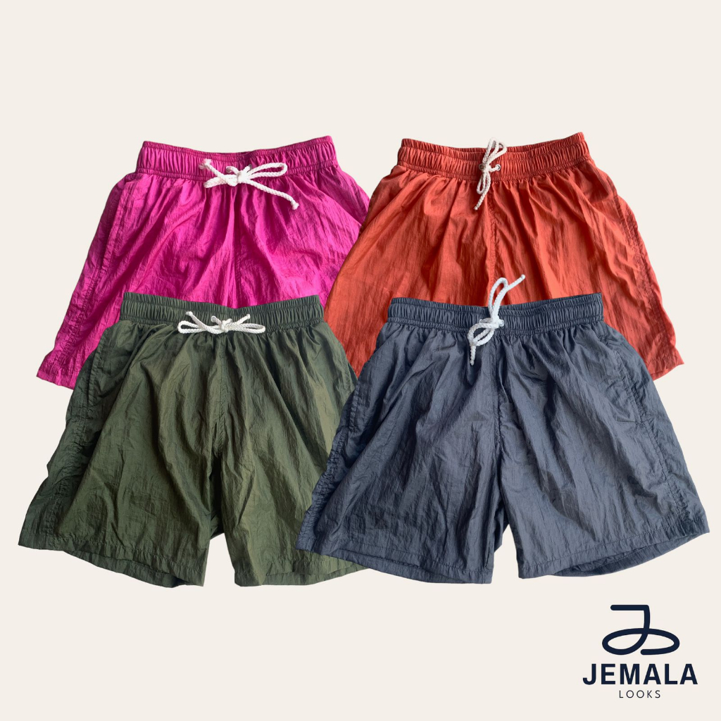 Jual Celana Pendek karet Parachute - Jemala Looks | Shopee Indonesia