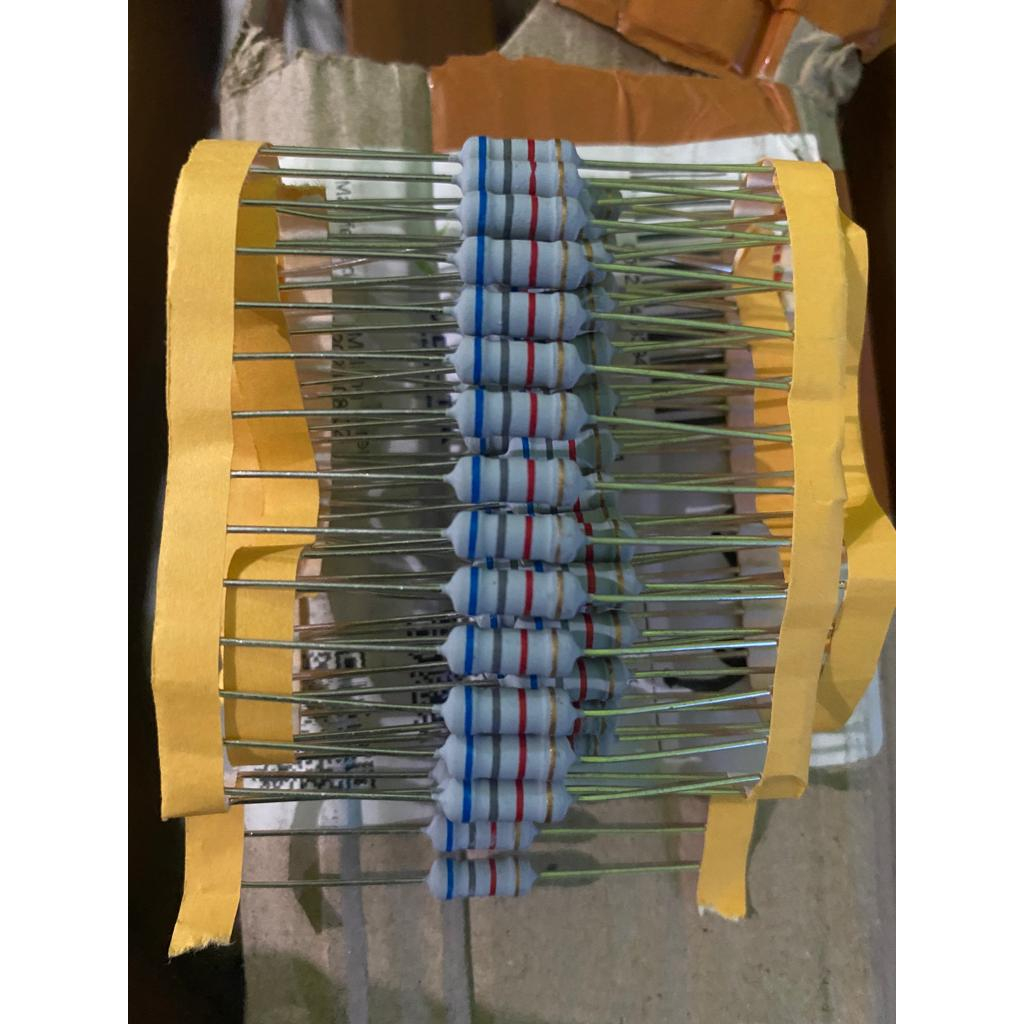 Jual 5PCS Resistor 1Watt 47K - 1K 1K2 1K5 2k2 2,2K 2,7K 2K7 3K3 4K7 6K8 ...