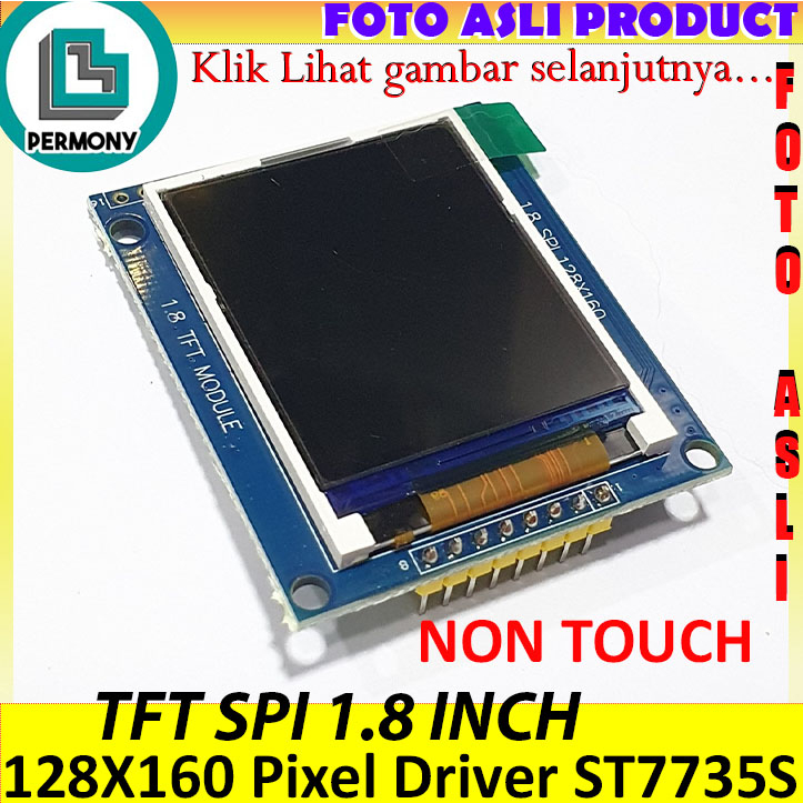 Jual tft 1.8 inch spi 128X160 lcd display module 160x128 ST7735 ...