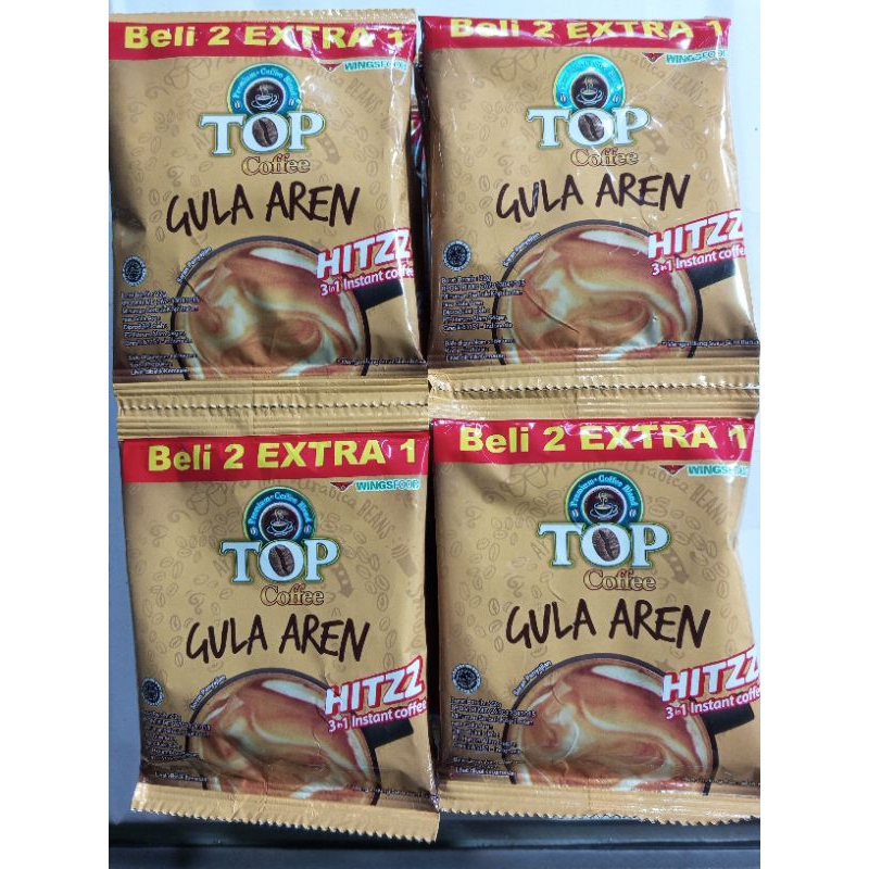 Jual Top Cofee Gula Aren Sachet isi 15pcs @22g | Shopee Indonesia
