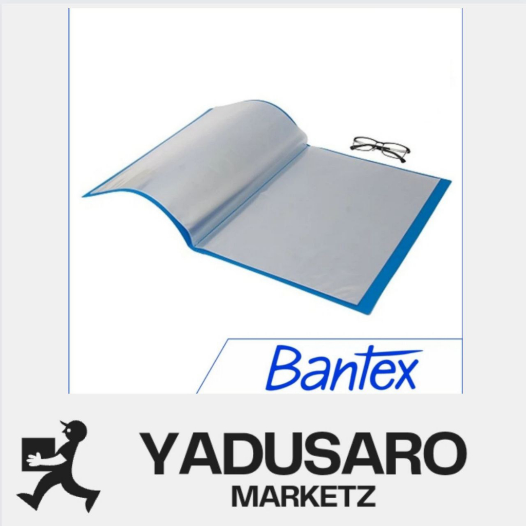 Jual clear holder A3 portrait bantex isi 20 display book - putih ...