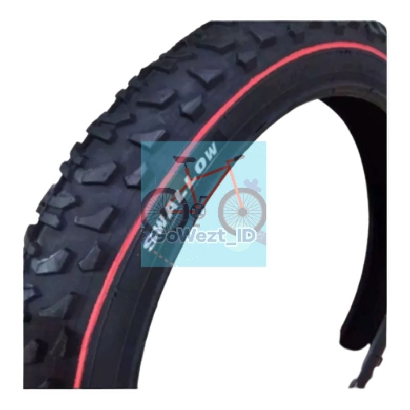 Jual Ban Luar Sepeda Ukuran 16 x 1.75 Swallow List Les Merah S-168 Anak Lipat Minion Mini | High ...