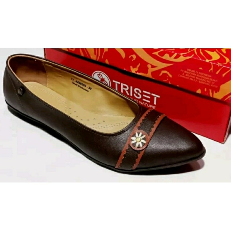 Jual Sepatu Flat Triset Original ( sz 40 brown)SALE | Shopee Indonesia