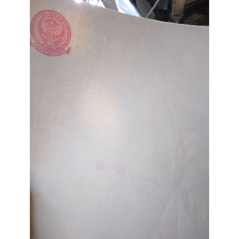 Jual kertas segel tahun 1994 original | Shopee Indonesia