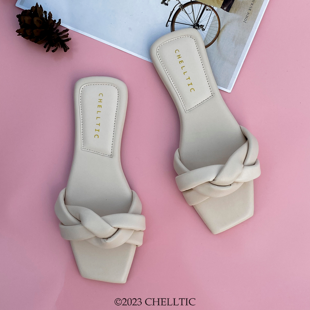 Jual Ak 05 Sendal Wanita Teplek Terbaru|Sandal Flat Tali Kepang Tanpa ...