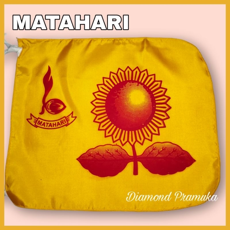 Jual Bendera regu pramuka putri bunga matahari Bendera regu matahari ...