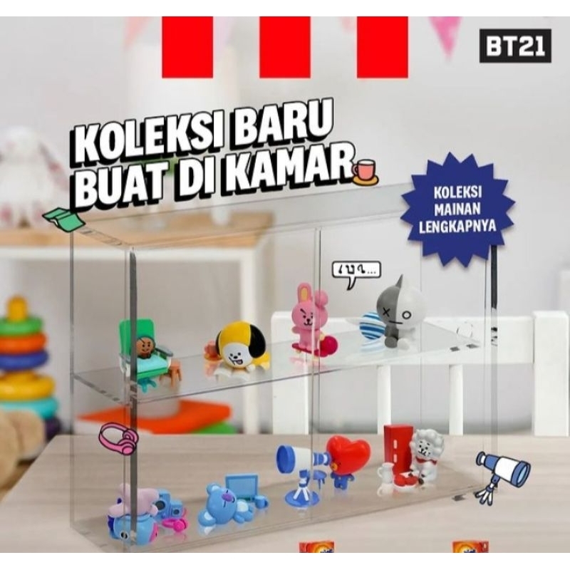 Jual LIMITED EDITION Mini Figur Pajangan Koleksi Toys mainan BT21 Line Friends chimmy cooky Koya ...