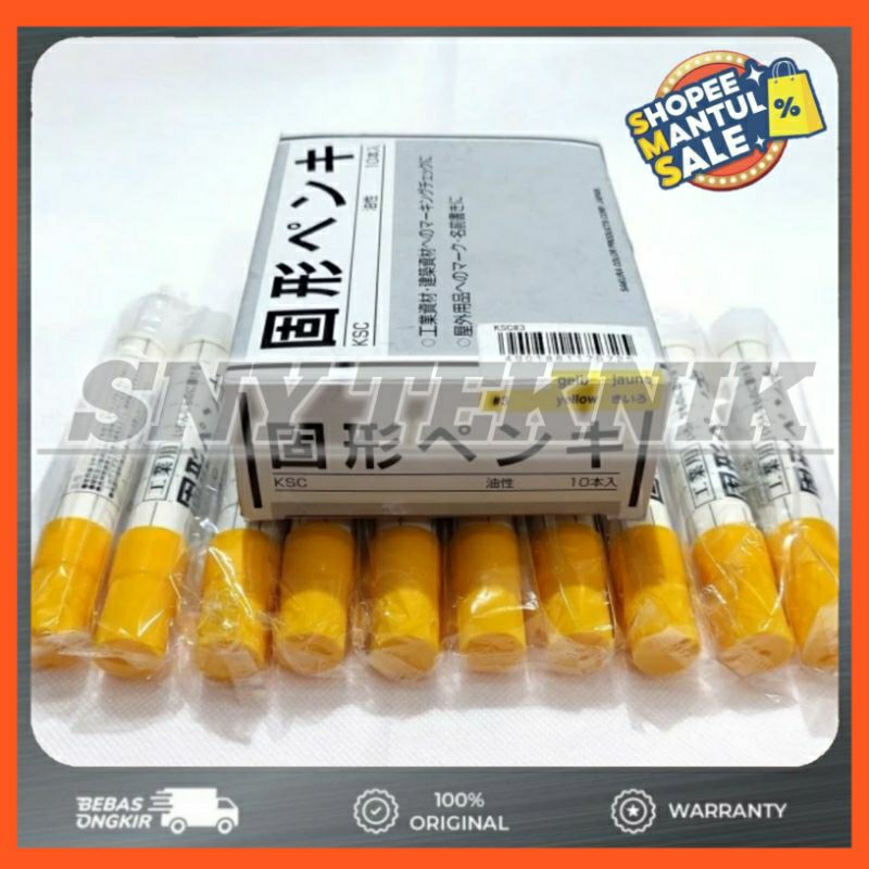 Jual Spidol Permanen SAKURA Solid Marker Penanda Besi Plastik Kain dll ...