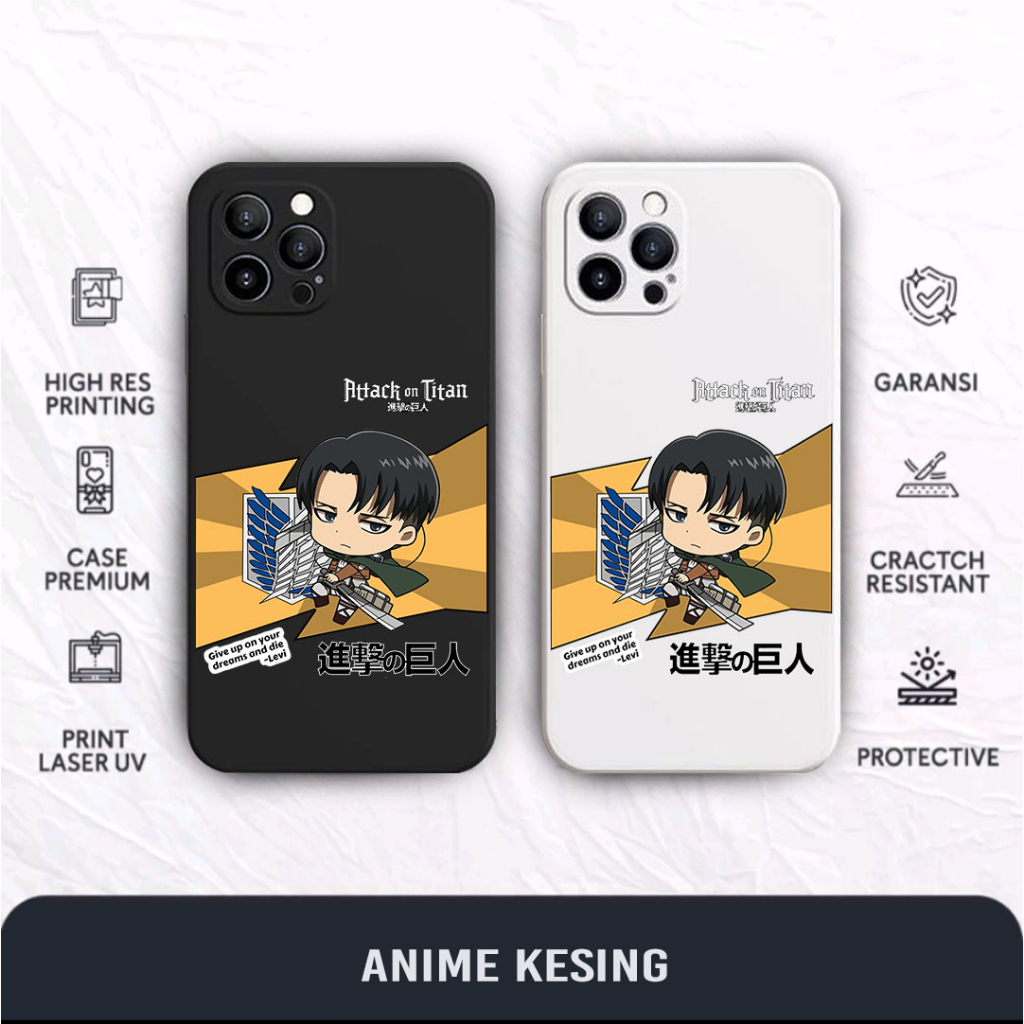 Jual Case Levi Ackerman AOT1 Samsung A03 A03S A02 A02S A04 A13 A32 A10 ...