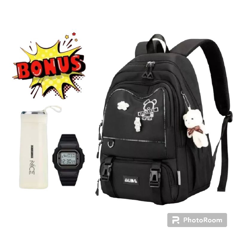 Jual DBS ALIDA Tas Punggung Ransel Sekolah Anak SD SMP SMA Model Korea Untuk Anak Perempuan ...