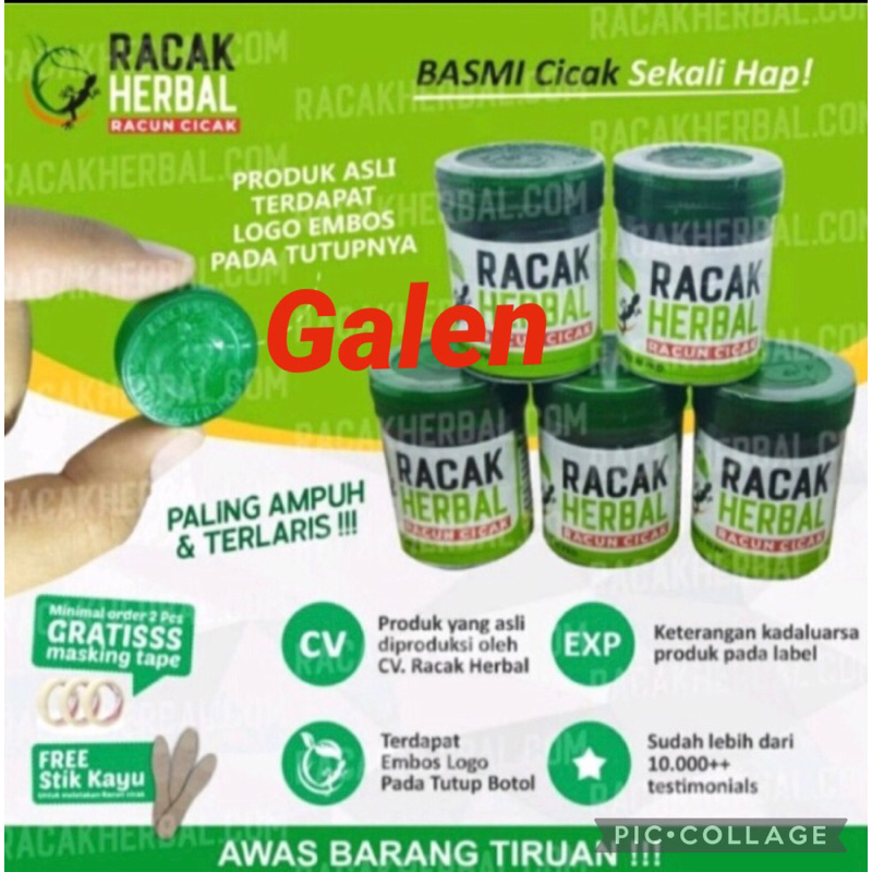 Jual Racak Herbal Racun Cicak Paling Ampuh Anti kutu hama Cicak ...