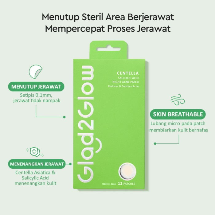 Jual GLAD 2 GLOW ACNE PATCH | Shopee Indonesia