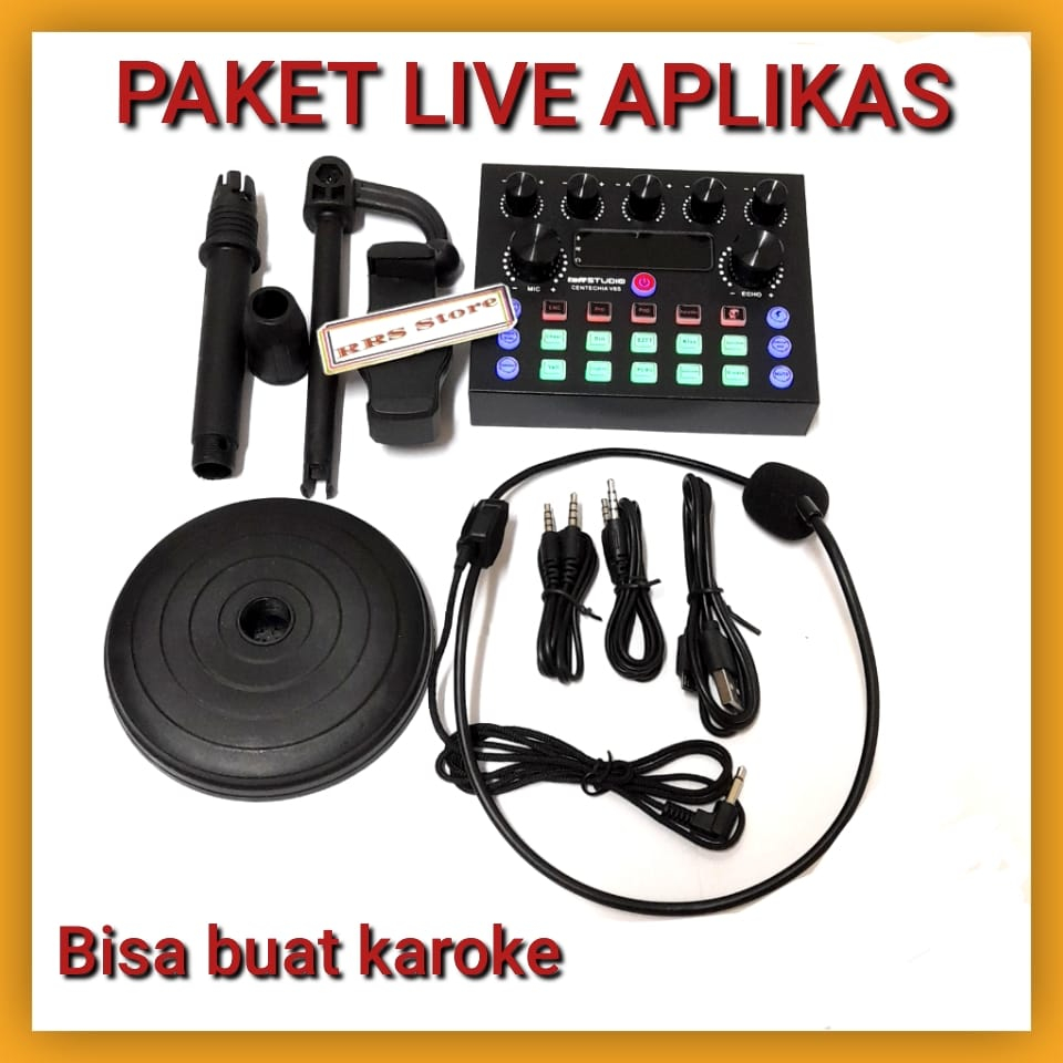 Jual NEW TERMURAH satu paket live semua aplikasi sound card v8u RGB dan ...