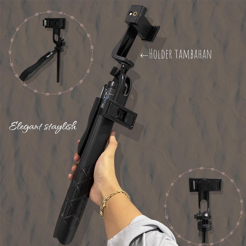 Jual Smartcom Tripod Tongsis L16 Bluetooth Hand Stabilizer Hp Gopro ...