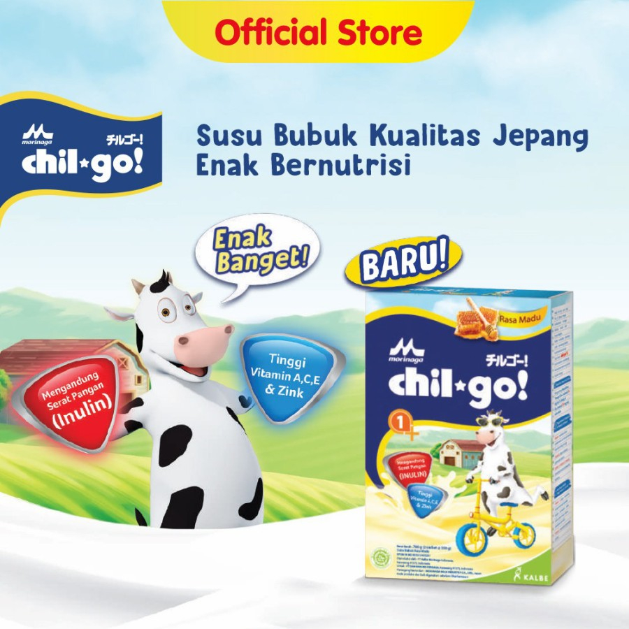 Jual Susu bubuk Morinaga Chil Go 1+ 300 gram Susu Chil Go 300g Morinaga ...