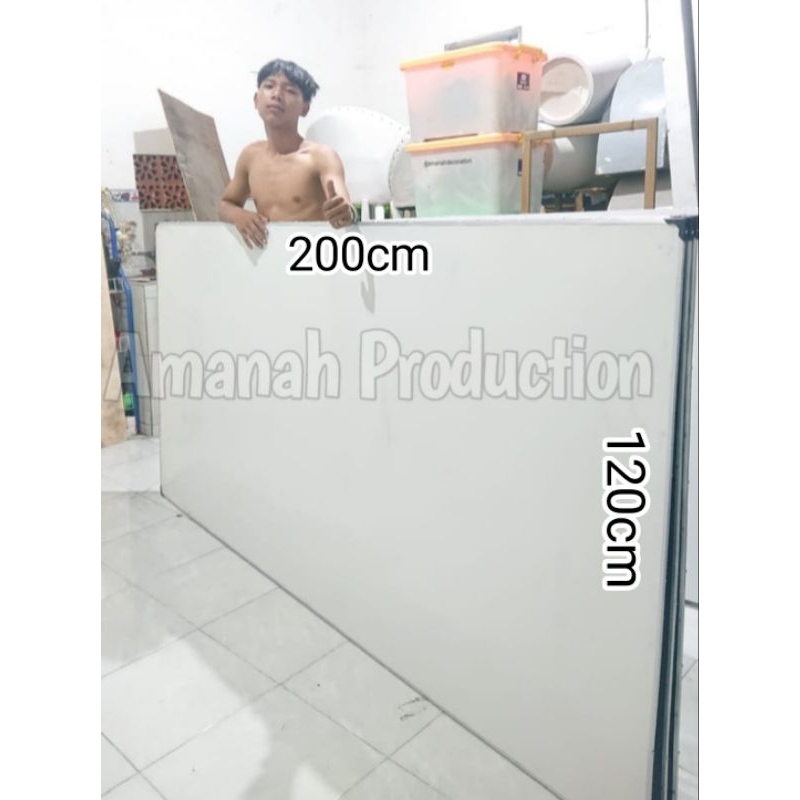 Jual Papan Tulis Whiteboard ukuran 120cm x 200cm single face | Shopee ...