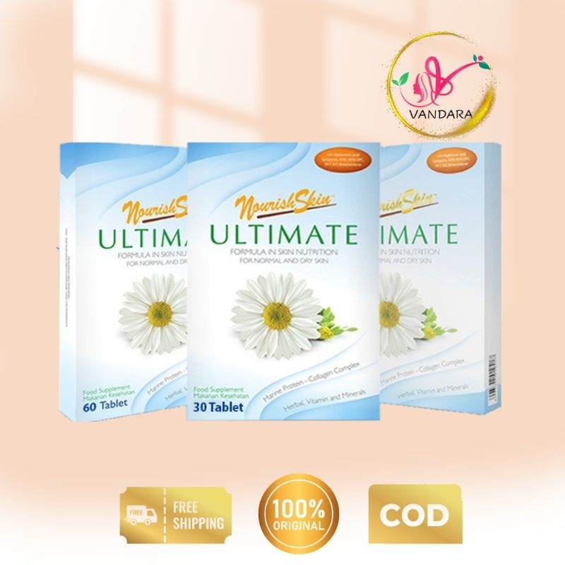 Jual Nourish Skin Ultimate 15 30 60 tablet - Suplemen Kulit | Shopee ...