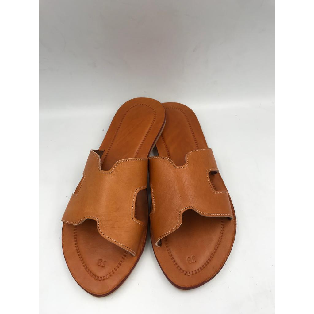 Jual CUERO SANDAL KULIT MENTAH CEWEK JAMUR HANDMADE MAGETAN SOL PENTIL ...