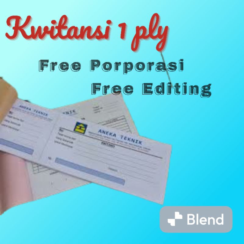 Jual Kwitansi custom 1 ply | Shopee Indonesia
