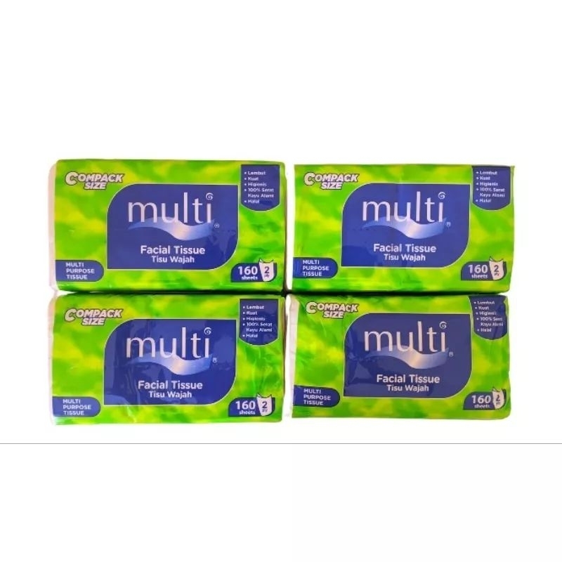 Jual Paket 4 pcs Tissue Multi 160 sheets 2 ply | Shopee Indonesia