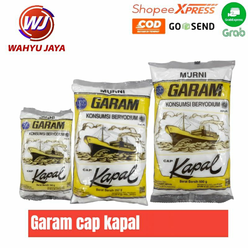 Jual garam cap kapal | Shopee Indonesia