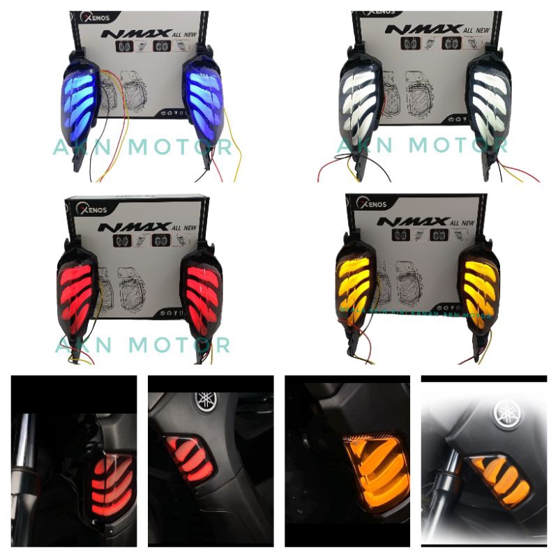 Jual sein nmax new sen depan all new nmax LINES XENOS lampu sen LED all ...