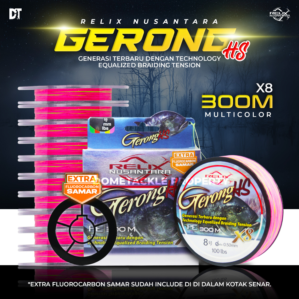 Jual Relix Nusantara Gerong HS X8 Connecting 100 M Pack 300 M Gerong ...