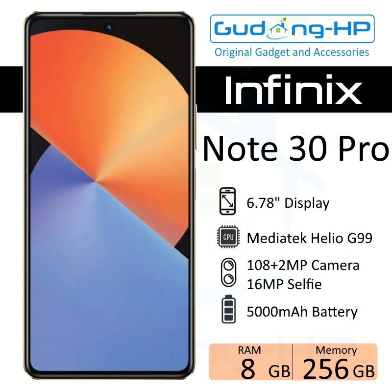 Jual Infinix Note 30 Pro 8/256 GB Garansi Resmi | Shopee Indonesia