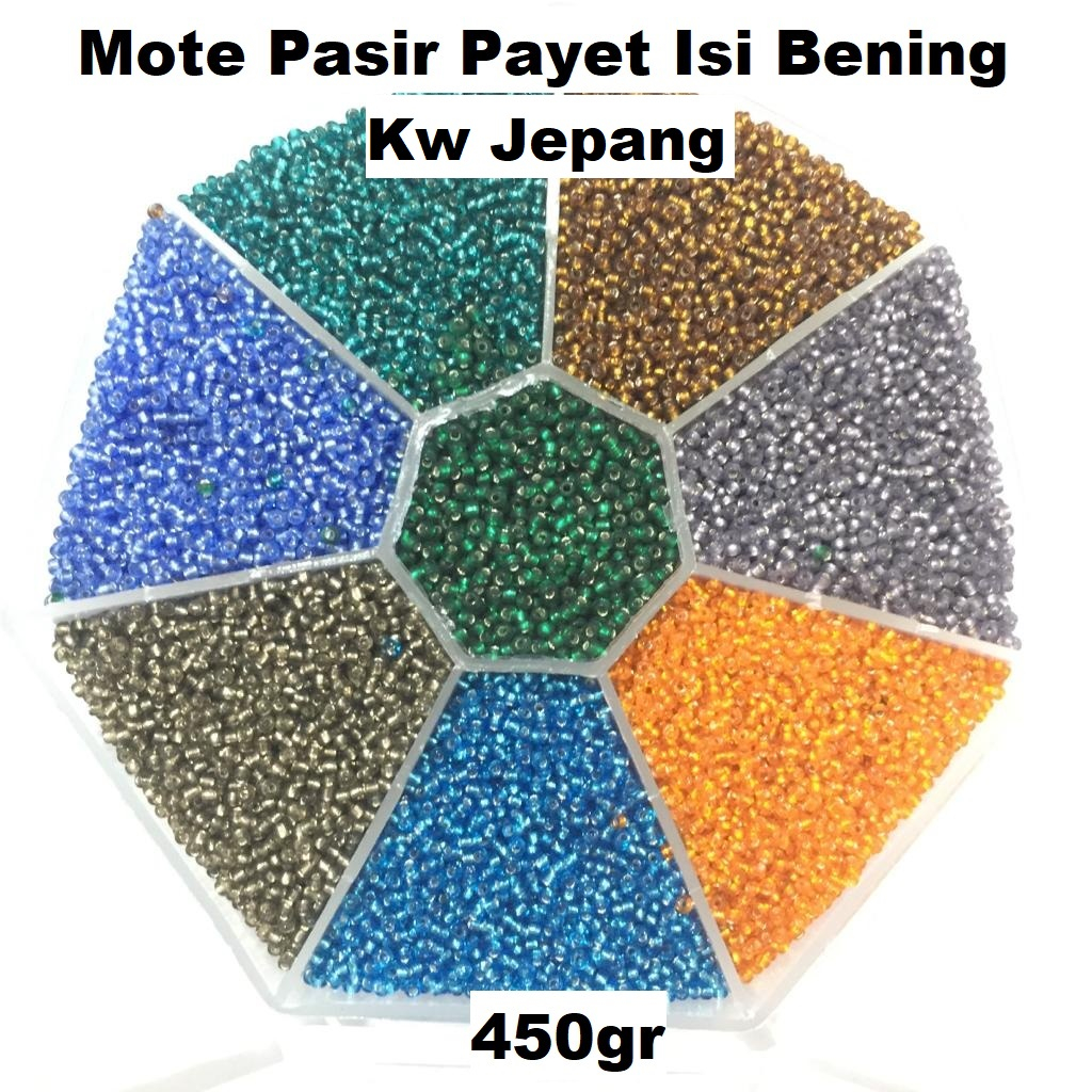 Jual Mote Payet Pasir Bening Ada Isi Kw Jepang / Payet Kebaya Harga ...