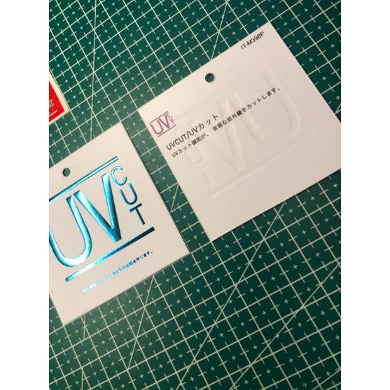Jual UV CUT TAG SPOT UV MENGKILAP EMBOSS TIMBUL SUPER PREMIUM CO 1X ...