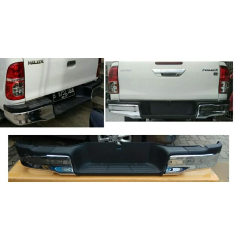 Jual bumper belakang hilux revo model ori/bumper belakang hilux ori ...