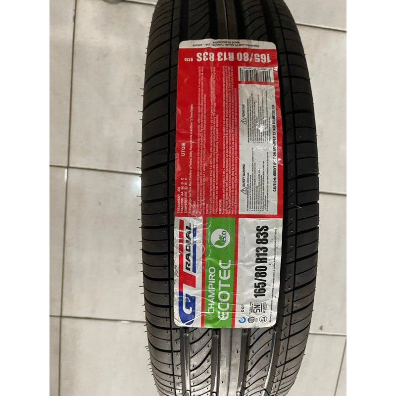 Jual BAN MOBIL GT ECOTEC 165 80 R13 | Shopee Indonesia