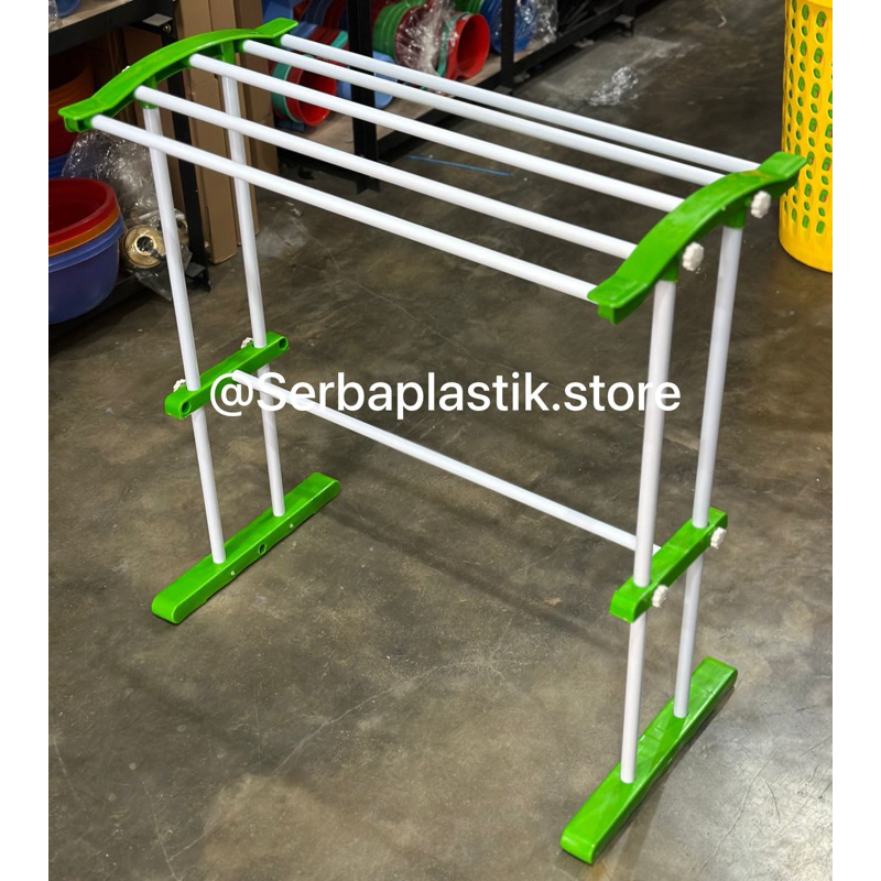 Jual Jemuran handuk aluminum / tempat jemuran / rak gantungan kain ...