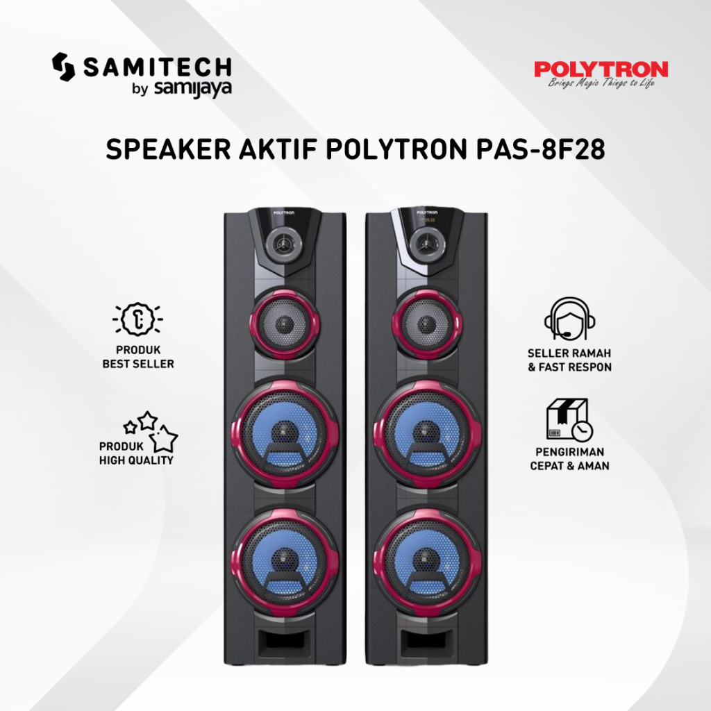 Jual SPEAKER POLYTRON PAS-8F28 - PAS 8F28 BERGARANSI | Shopee Indonesia