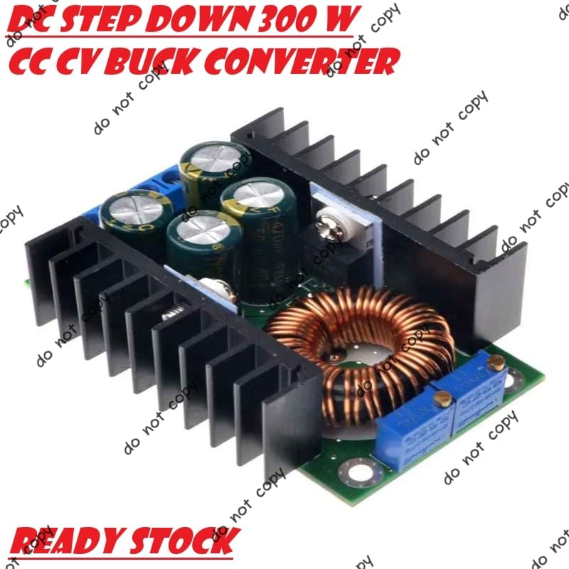 Jual DC Step Down 300W CC CV Buck Converter High Power LED DCStepDown ...
