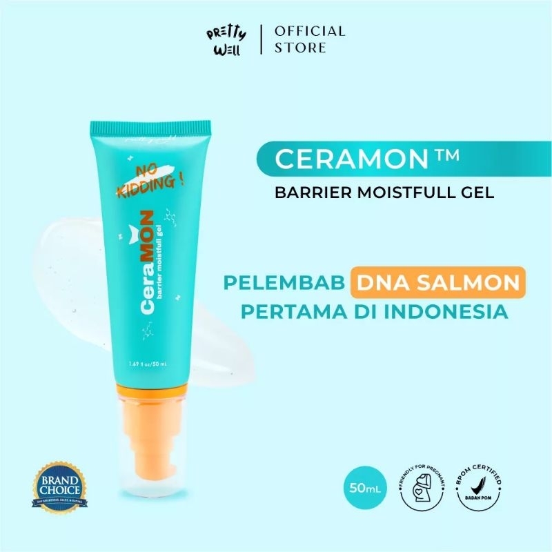 Jual Prettywell Ceramon Barrier Moistfull Gel 50ml | Shopee Indonesia