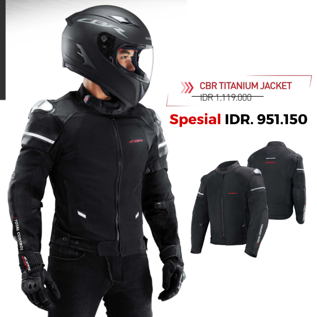 Jual Jaket Touring CBR Wearpack Touring CBR / CBR Titanium Jacket (L ...