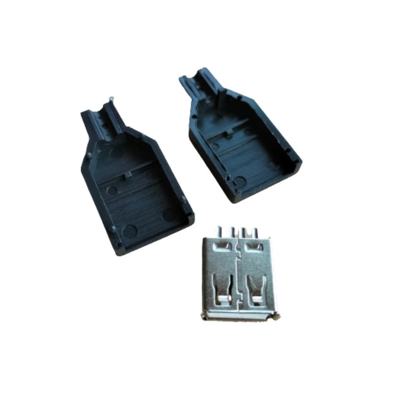 Jual Connector USB A 3in1 Female Socket USB Female + Penutup | Shopee ...