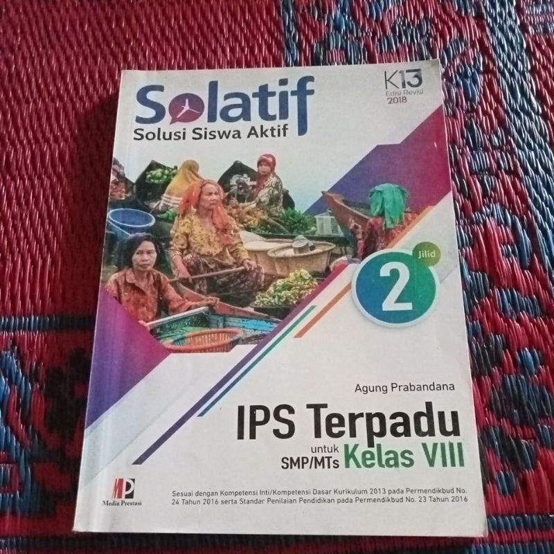Jual BUKU ORI BUKU SOLATIF IPS TERPADU KELAS 2 SMP PENERBIT MEDIA ...