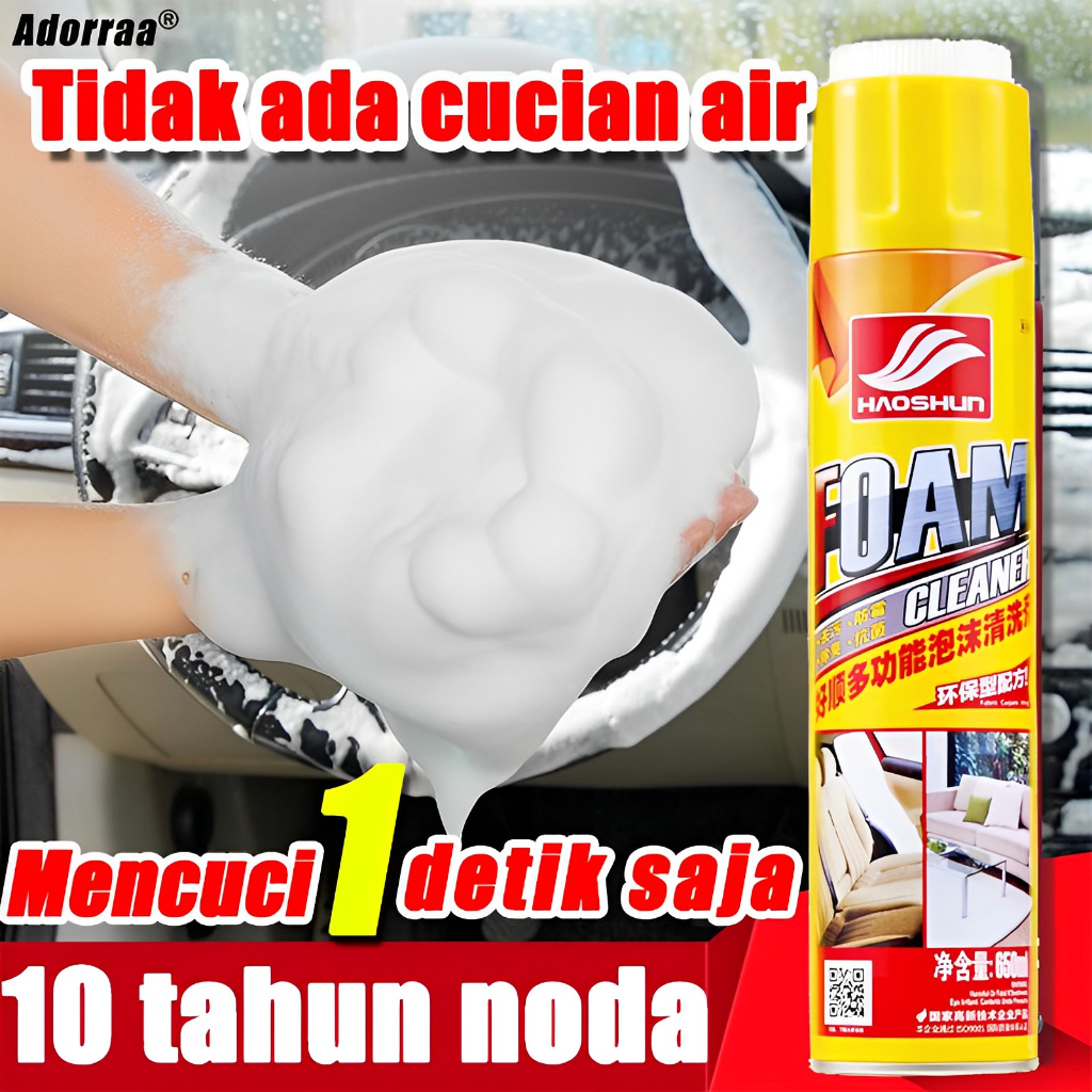 Jual Foam Cleaner Multifungsi 650ml tidak ada cucian air Pembersih interior mobil ...