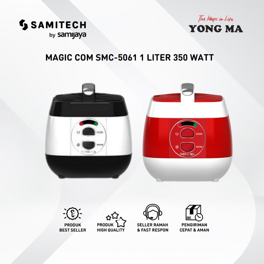 Jual RICE COOKER - MAGIC COM YONGMA YONG MA SMC 5061 / SMC5061 1 LITER ...