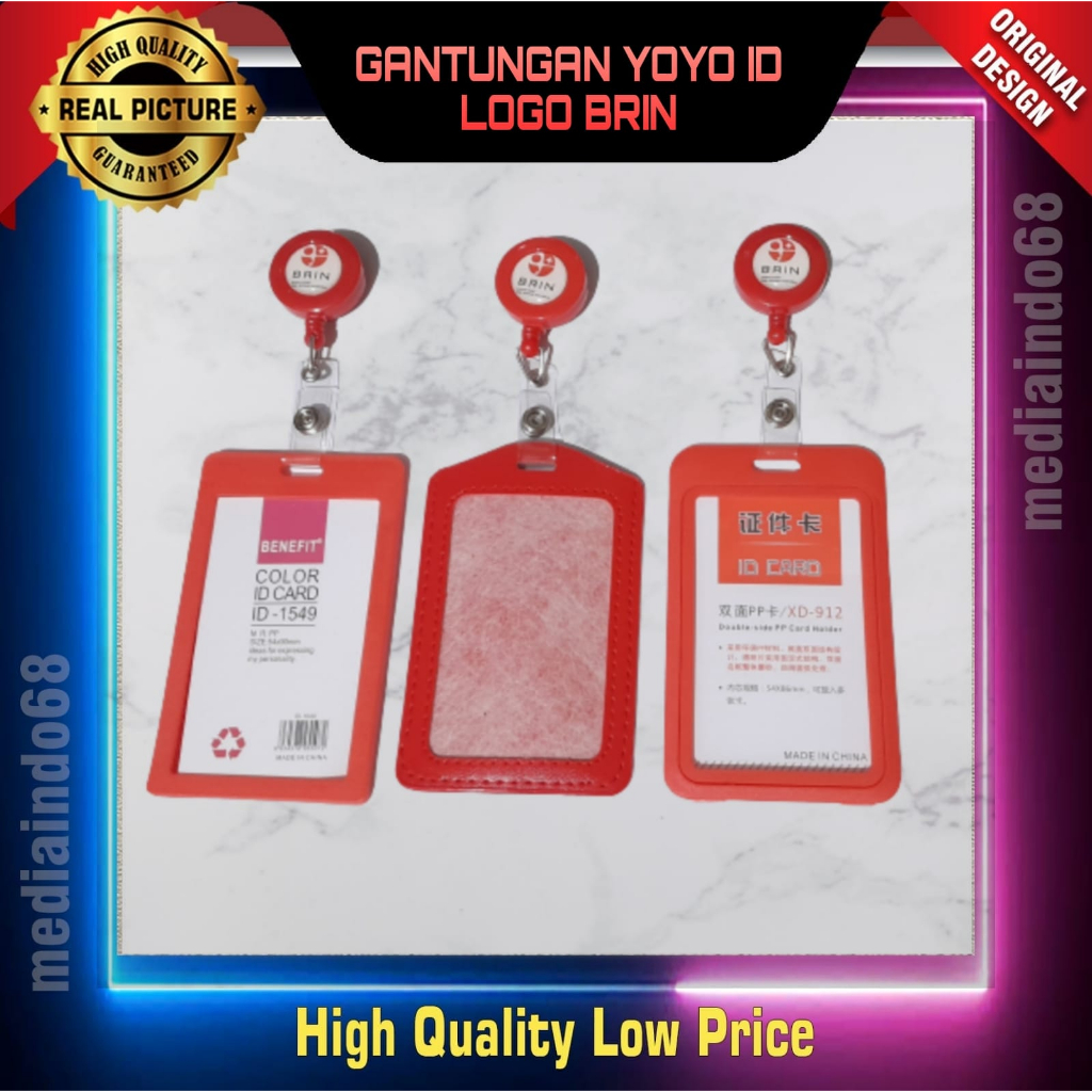 Jual YOYO ID LOGO BRIN / BADAN RISET DAN INOVASI NASIONAL - CARD HOLDER ...