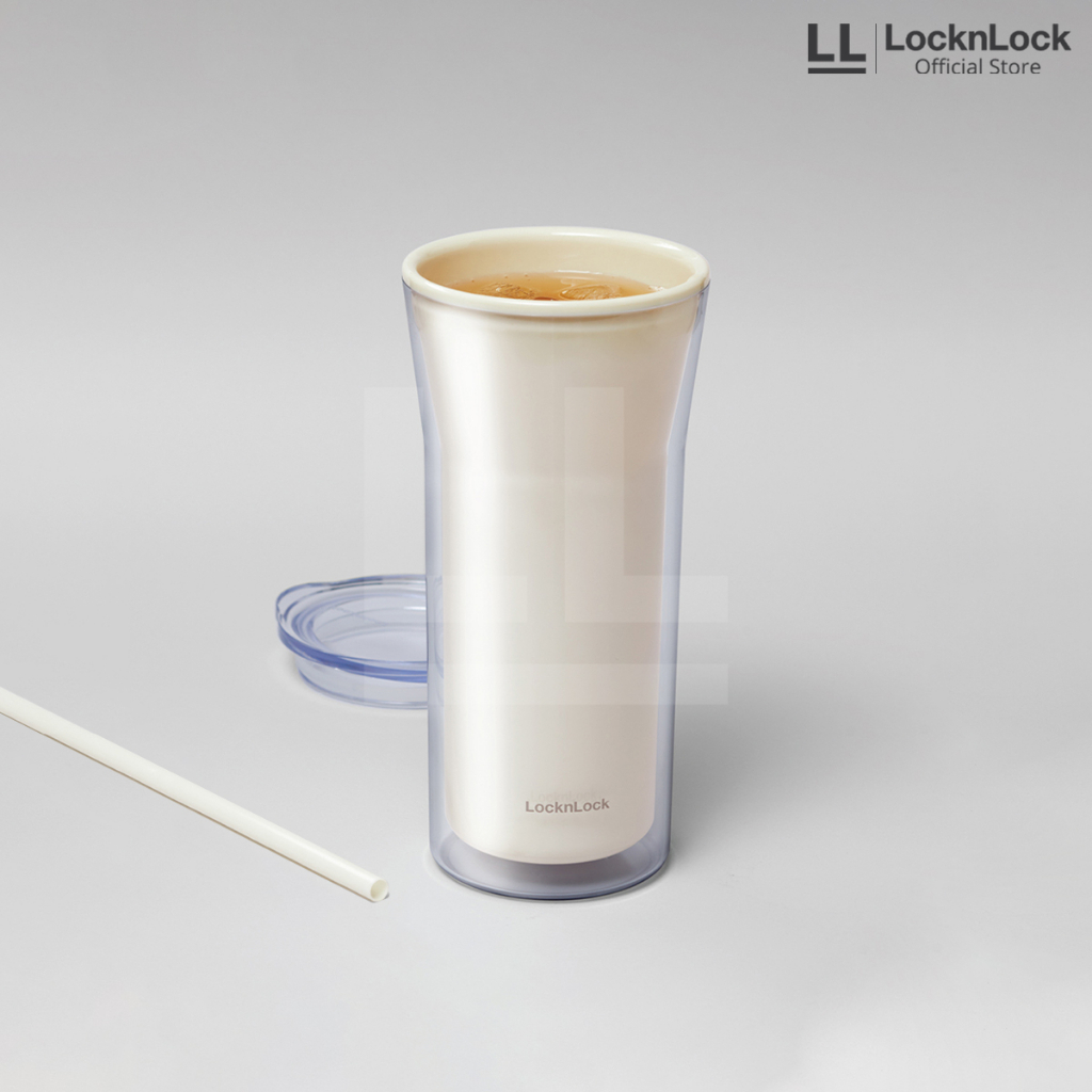Jual LocknLock Botol Minum Daily Essential Cold Cup with Straw 770ml ...