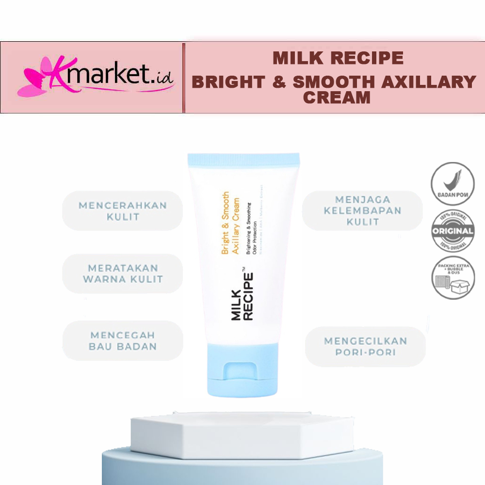 Jual Milk Recipe Bright & Smooth Axillary Cream Brightening Cream ...