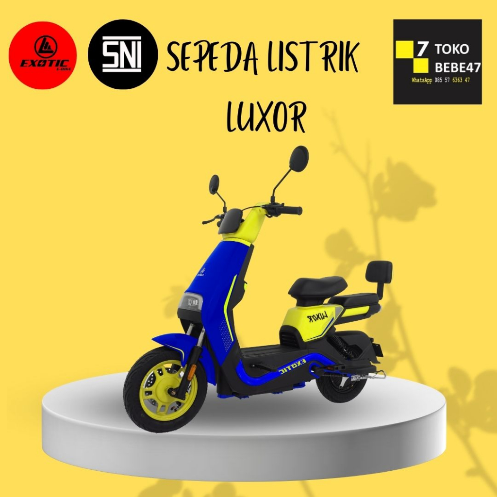 Jual SEPEDA LISTRIK EXOTIC LUXOR GARANSI RESMI EXOTIC LUXOR SEPEDA ...