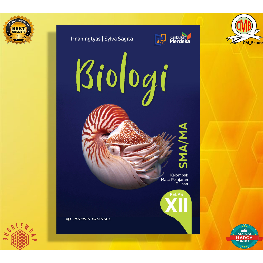 Jual [Penerbit Erlangga] Biologi Kelas 12 Kurikulum merdeka | Shopee Indonesia