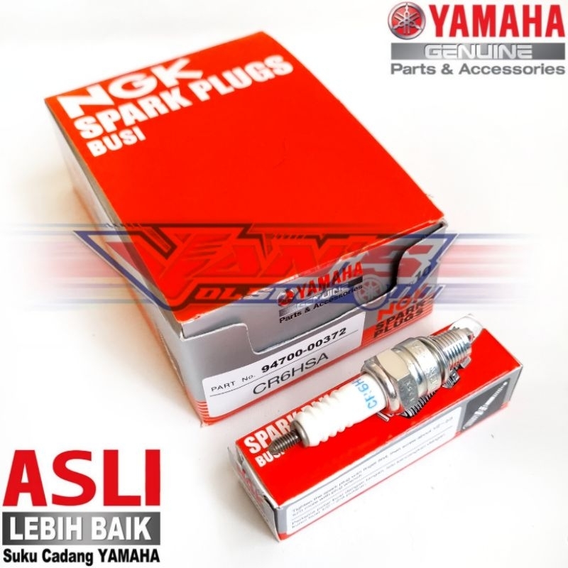 Jual BUSI NGK CR6HSA MIO M3/S/Z, FAZZIO, SOUL GT 125, FINO 125, GRAND FILANO, X-RIDE 125, ALL ...